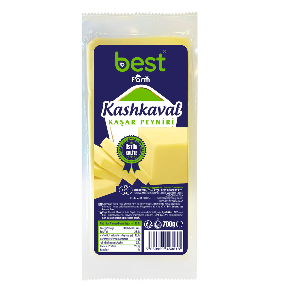 Best Farm Kashkaval Cheese (Gobek Kasar) 700g — Best Grocery