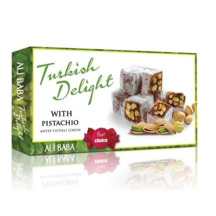 Ali Baba Turkish Delight with Pistachio (Antep Fistikli Lokum) 350 g ...