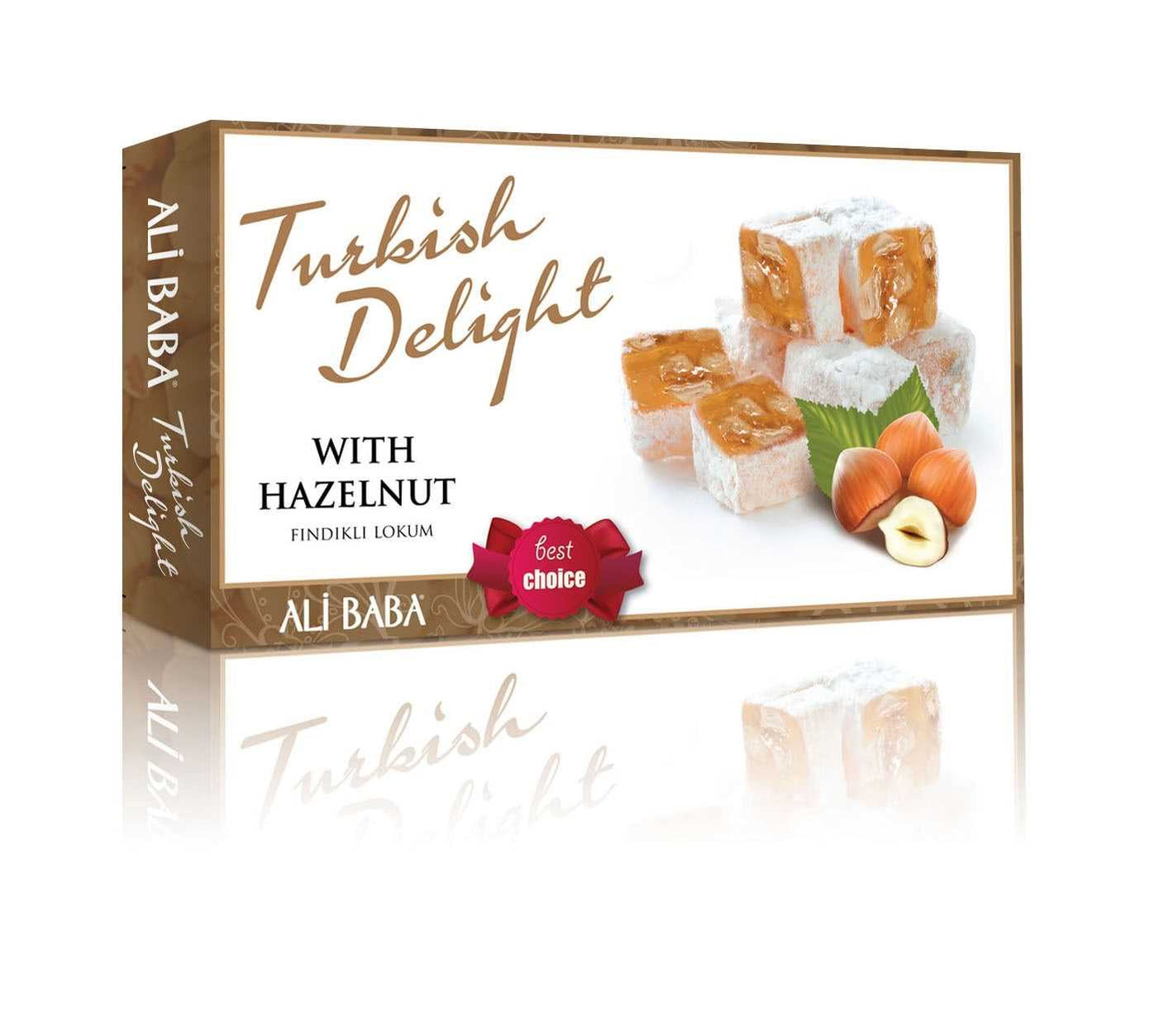 Ali Baba Turkish Delight with Hazelnut (Findikli Lokum) 350 g — Best ...