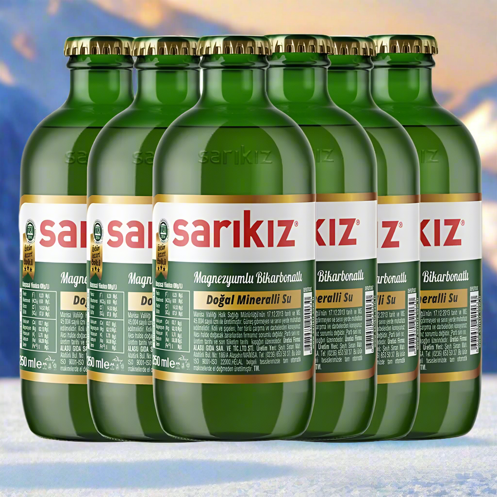 Sarikiz Mineral Water (Maden Suyu Soda Sade) 6*250Ml — Best Grocery