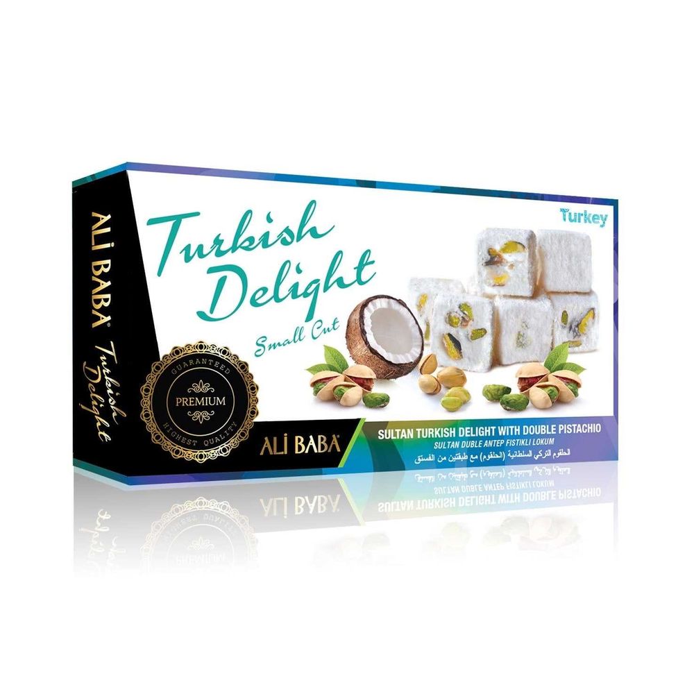 Ali Baba Sultan Duble Antep Fistikli Lokum (Sultan Turkish Delight wit ...