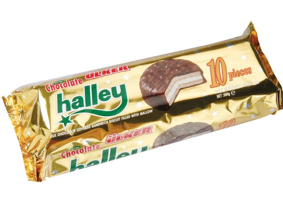 Ulker Halley Biscuits Marshmallow with Chocolate 240 gr